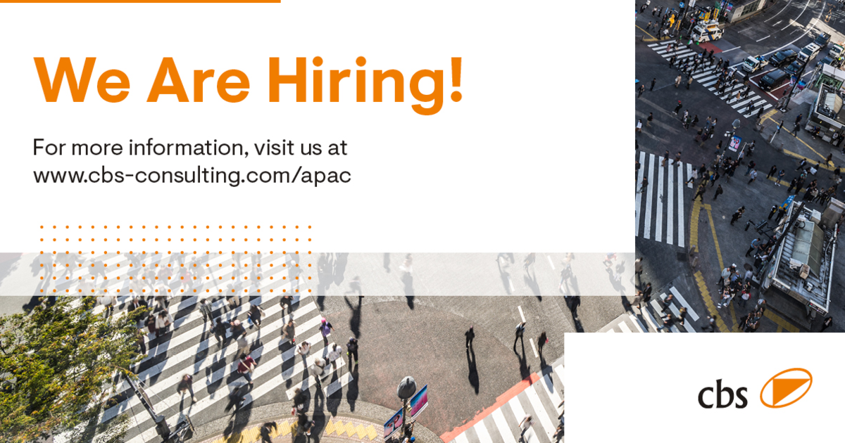 Career cbs Asia Pacific